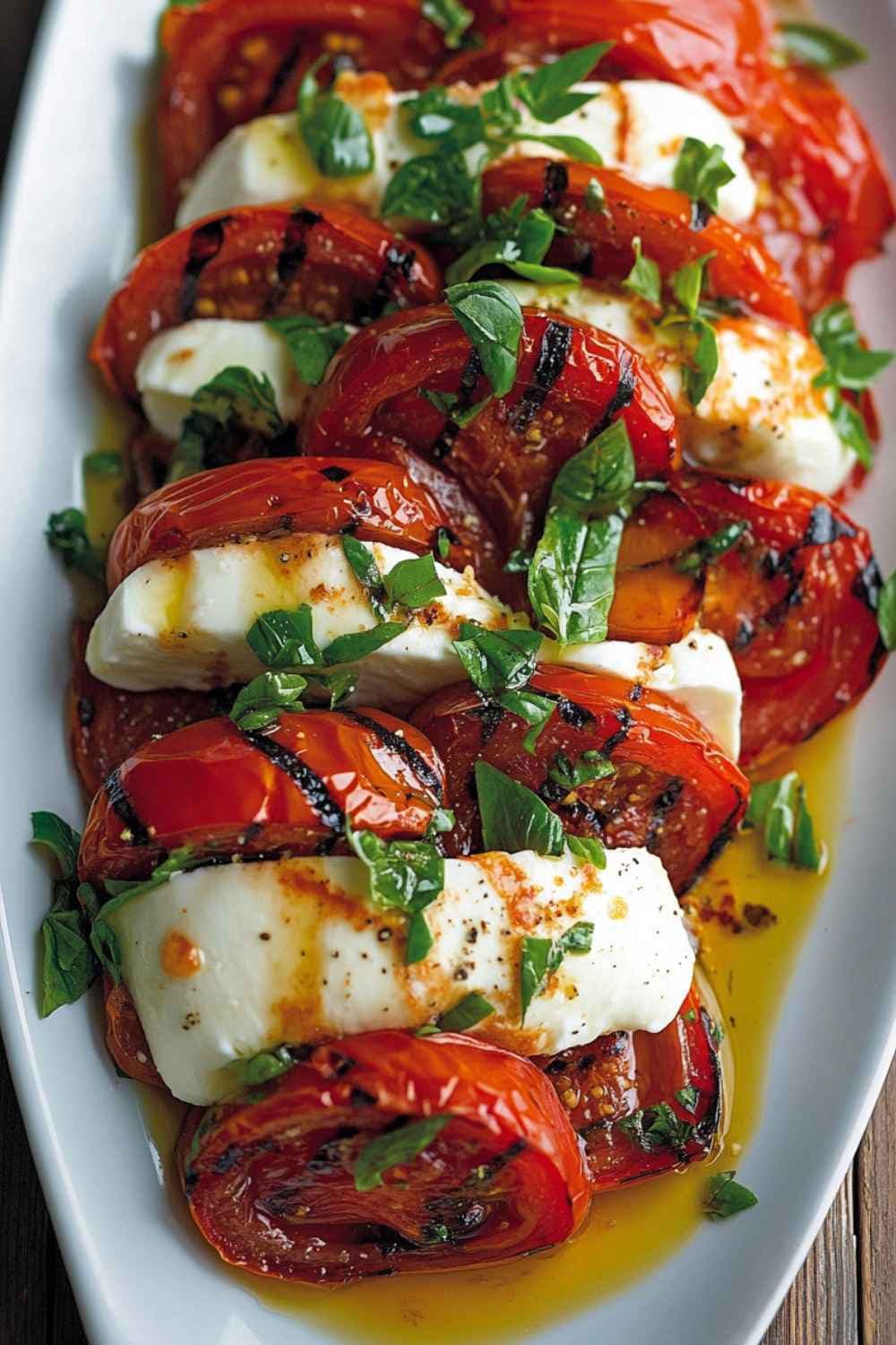 Easy Ina Garten Roasted Tomato Caprese Salad Recipe